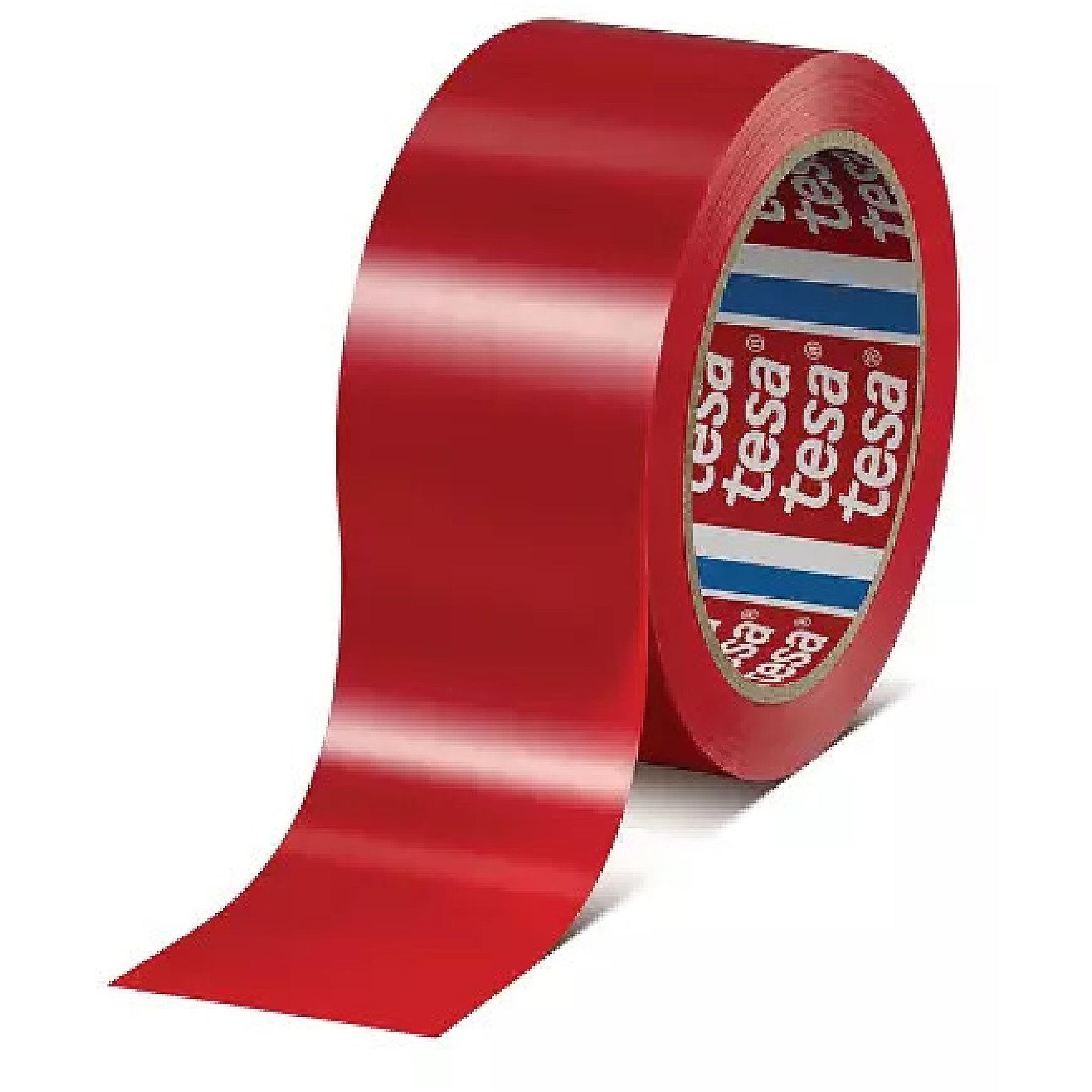 TESA 4848 transparent surface protection film red 1000 mm x 100 m ...