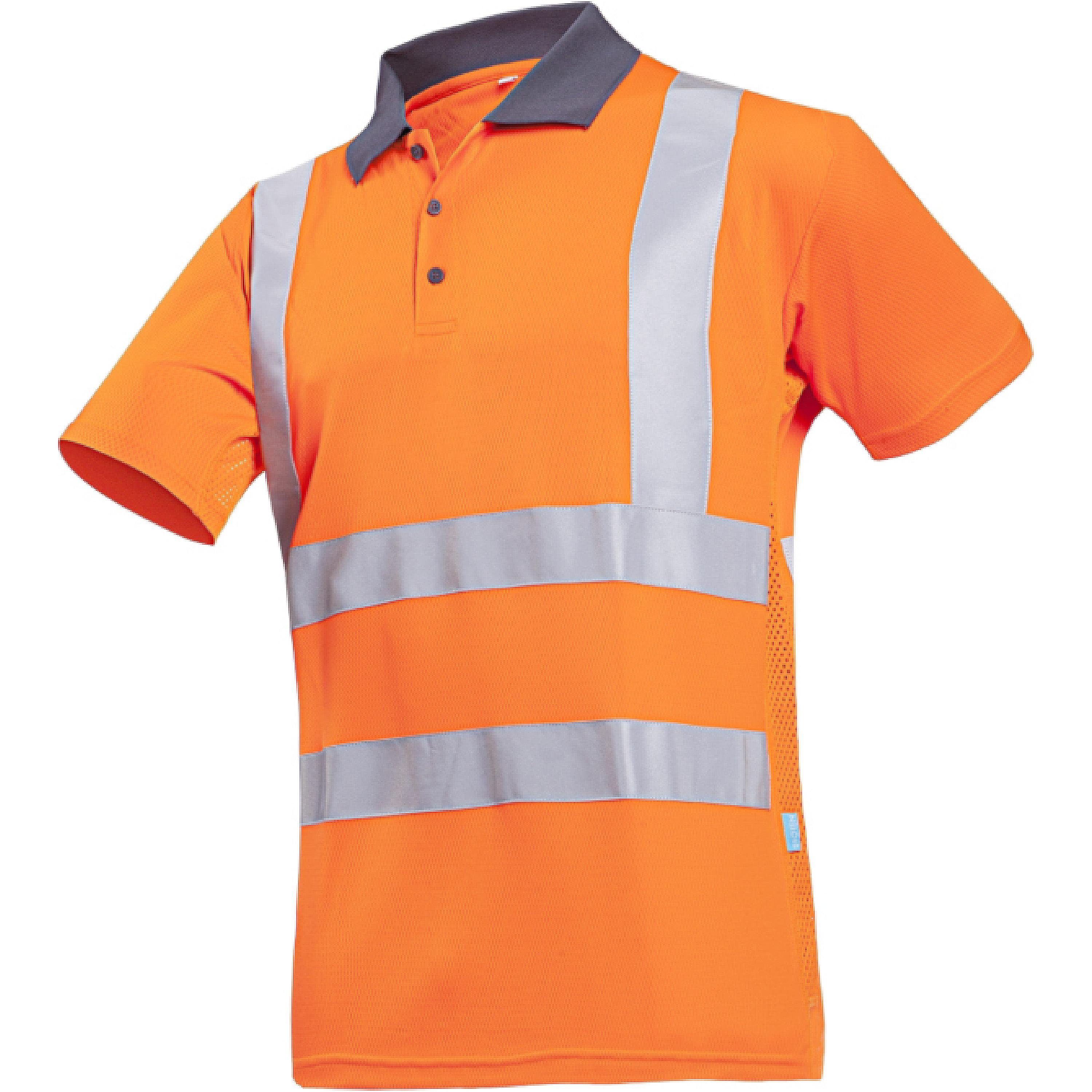 SIOEN POPOLA 3886 signalling polo shirt fluo orange - 3886A2MC2FC13XL