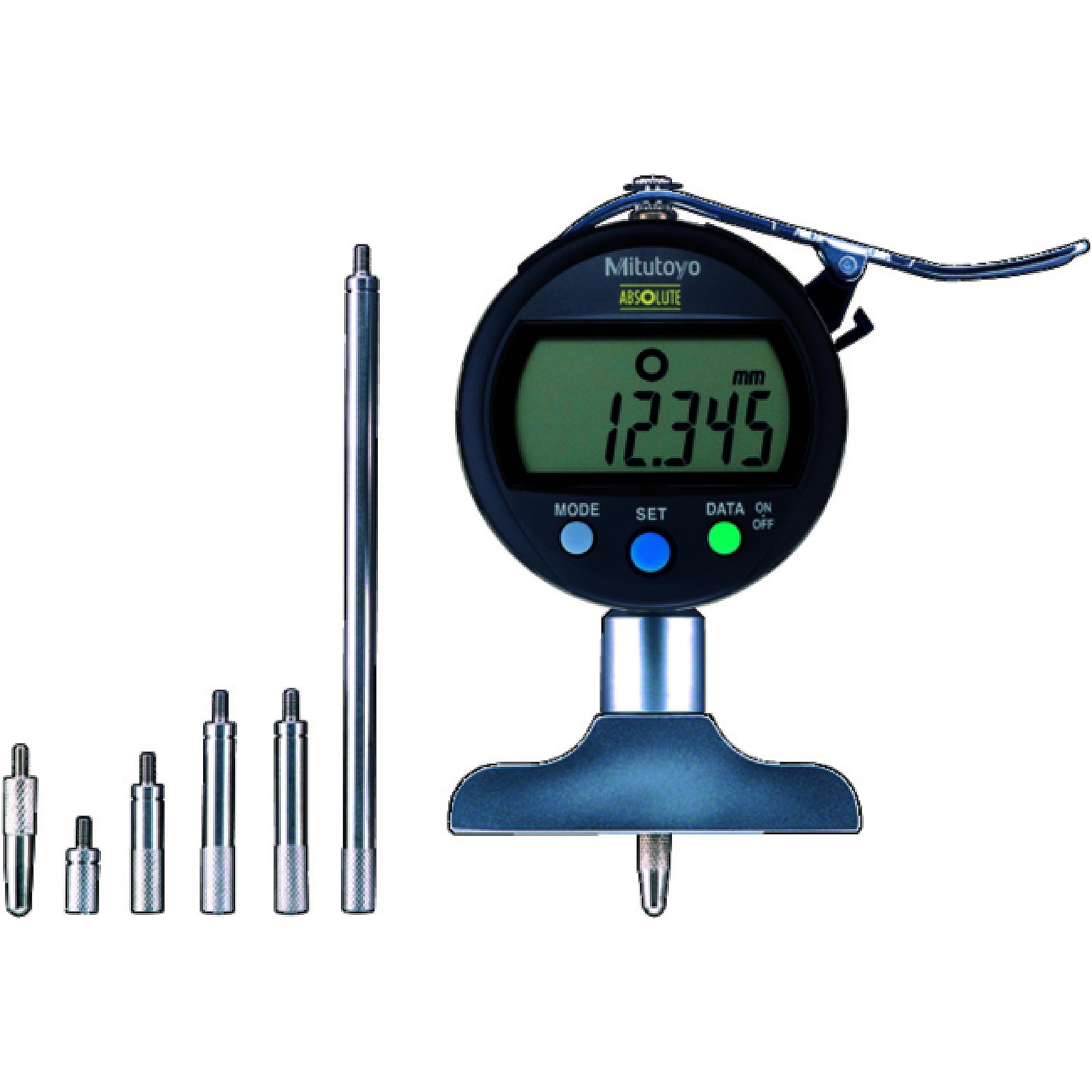 MITUTOYO 547-251 Digimatic depth dial with 63.5mm base 0-200mm, 0.001mm