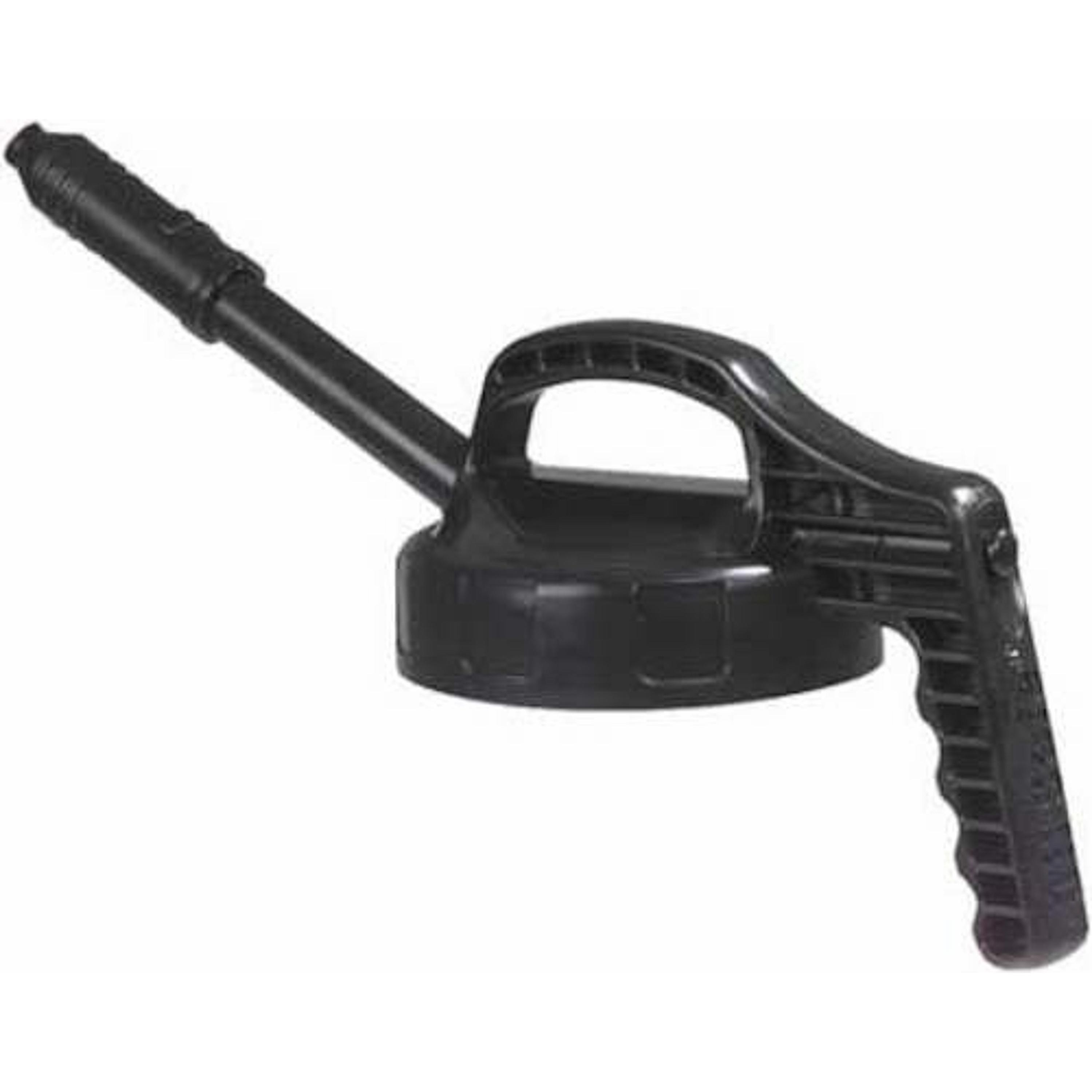 OIL SAFE 100301 sealing cap with longer spout black