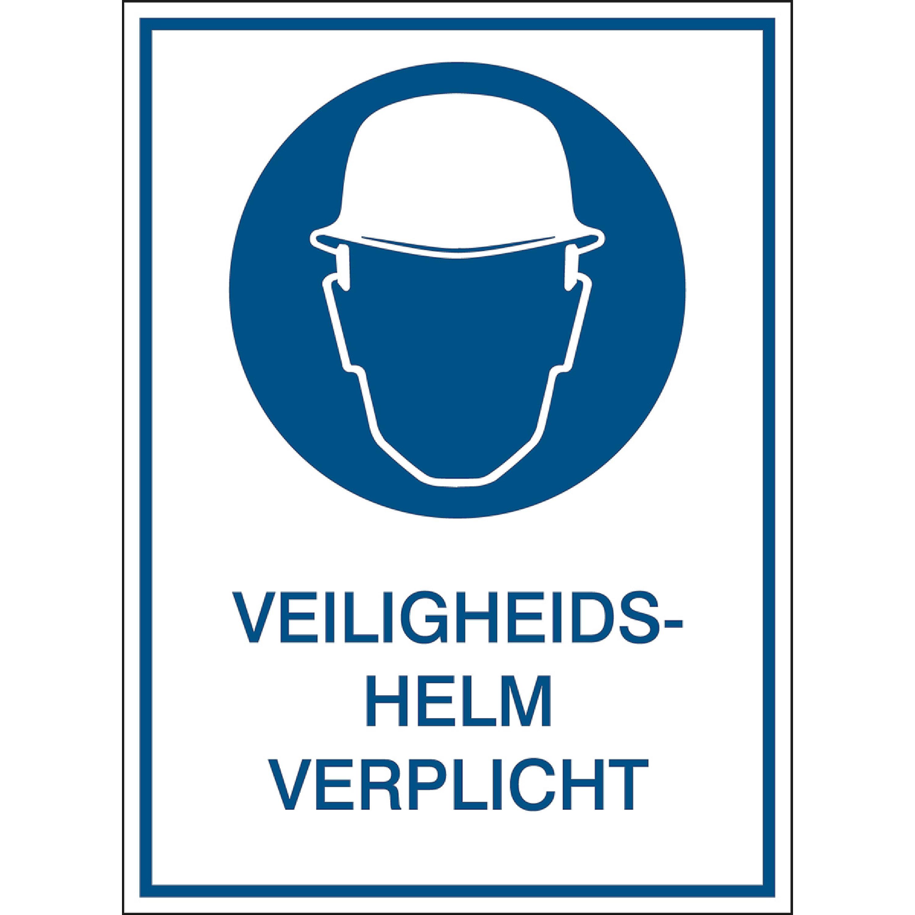 BRADY 808363 A3 safety pictogram - safety helmet mandatory, 420 x 297 ...