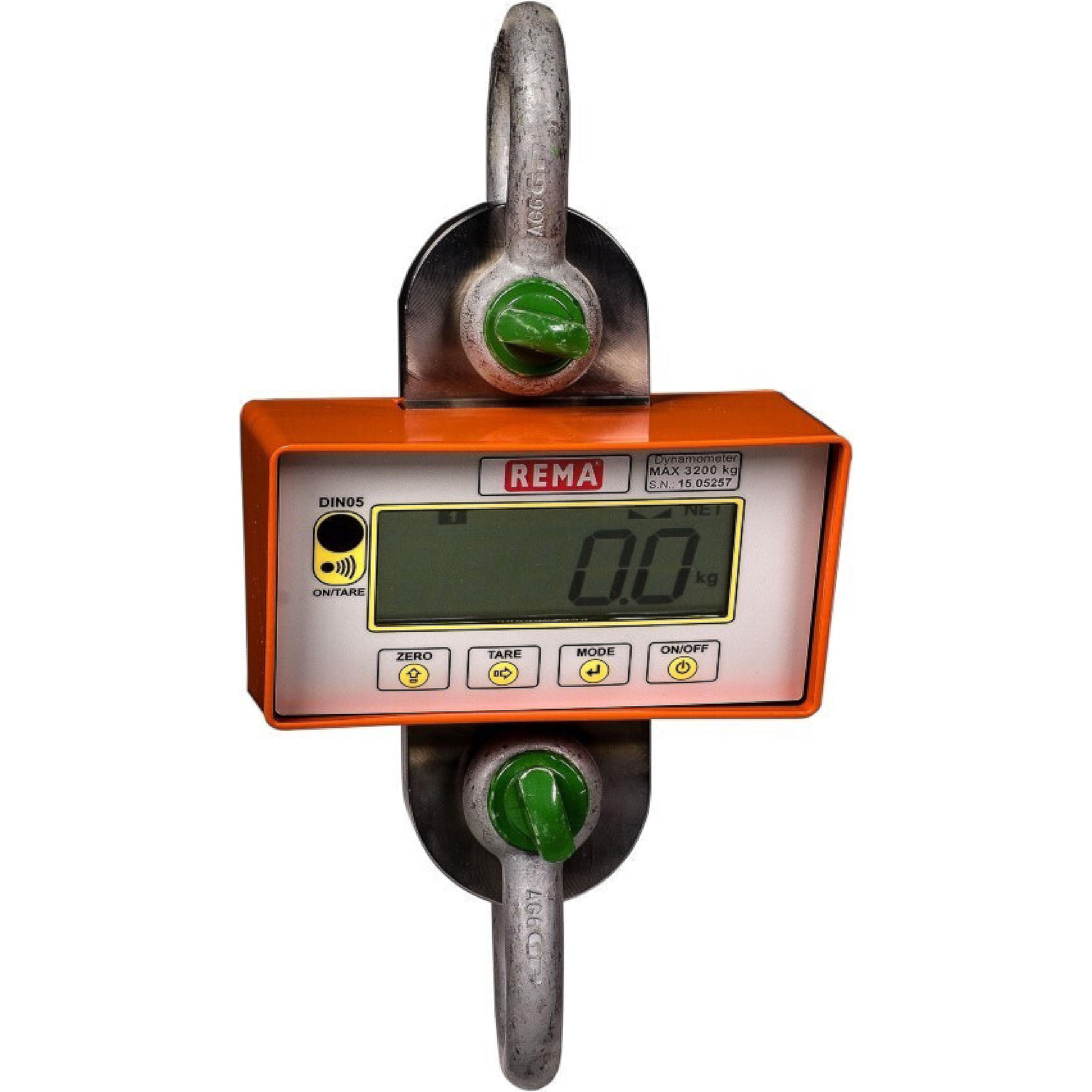 REMA DSD05T-10.0T dynamometer met tarreer afstandsbediening 10 ton ...