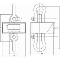 REMA DSD05TX/RX-10T dynamometer met afleesbare afstandsbediening 10 ton ...