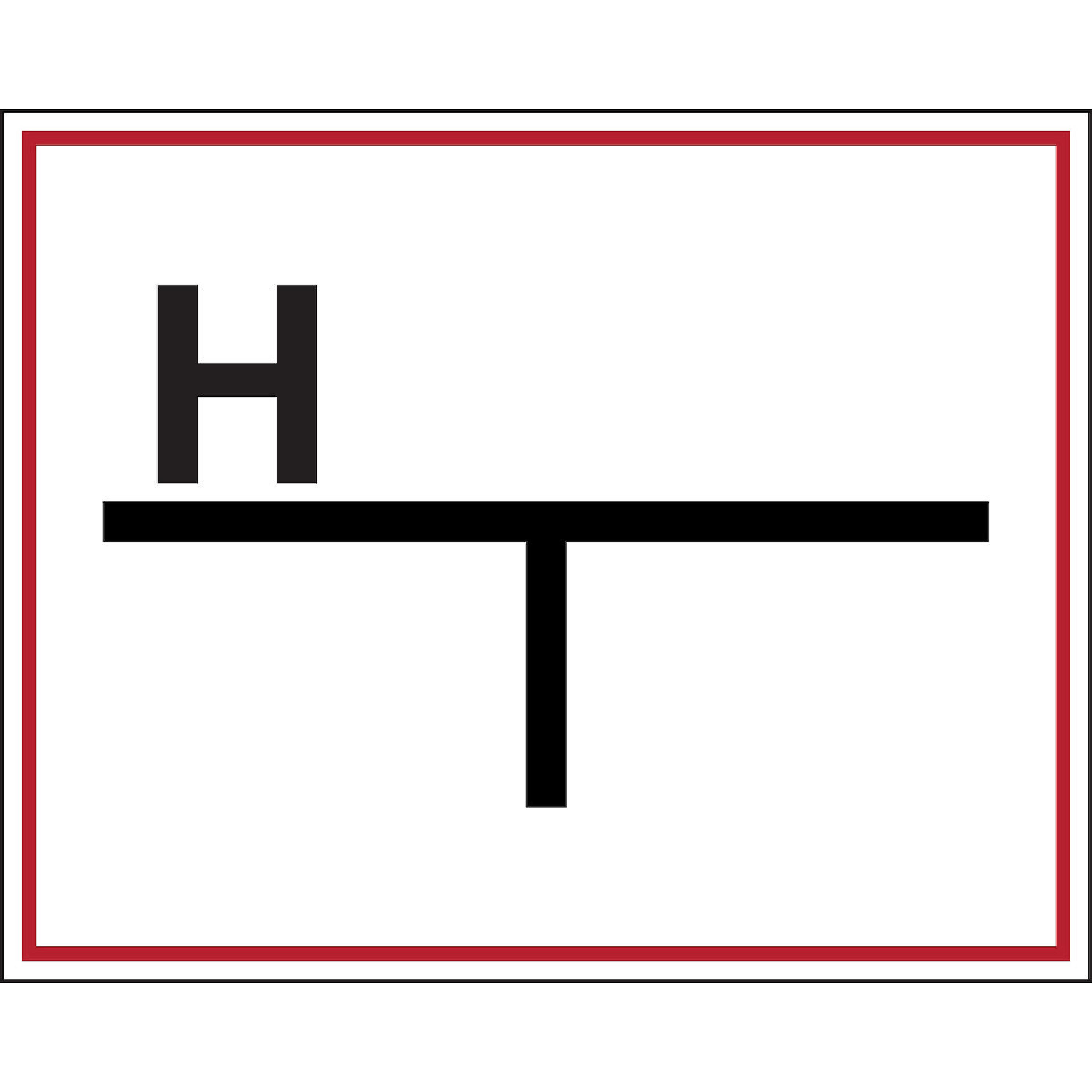 BRADY 252516 fire-fighting sign - underground hydrant, 200 x 250 mm | Klium