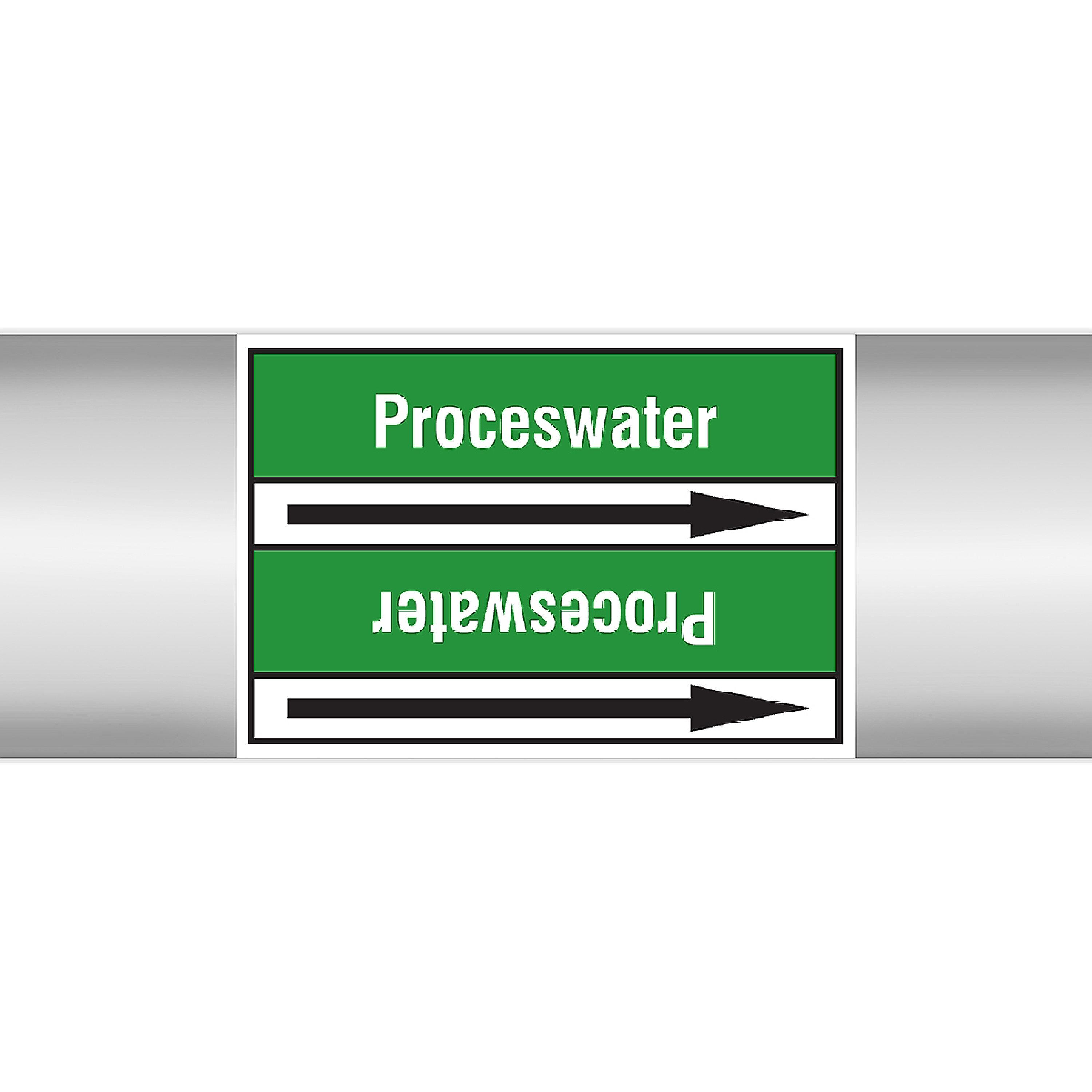 BRADY 268617 leidingmerker voor proceswater op rol, zonder pictogram 33 ...